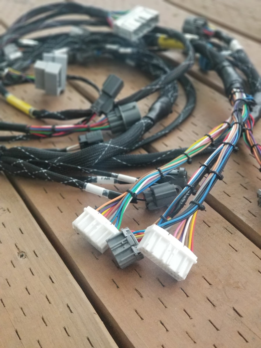 Full Tucked OBD1 Harness D/B/H/F Series TOP RATED ef eg ek da em1 PLUG ...